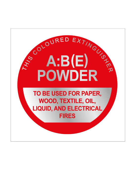 Fire Extinguisher Location Signage (Dry Powder) - Sticker